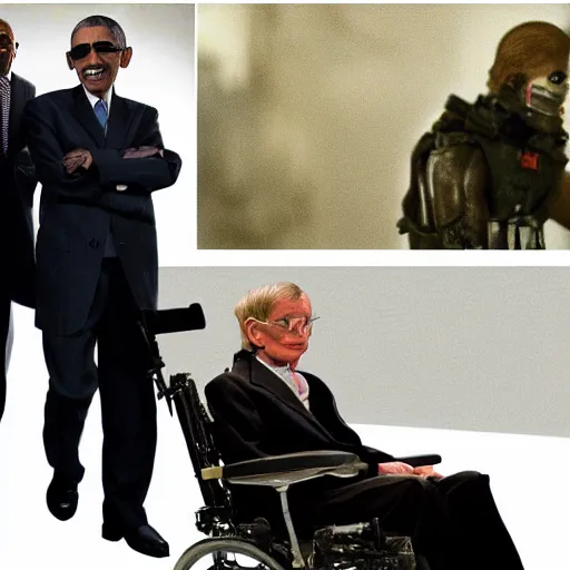 stephen hawking and barrack obama in metal gear solid | Stable ...