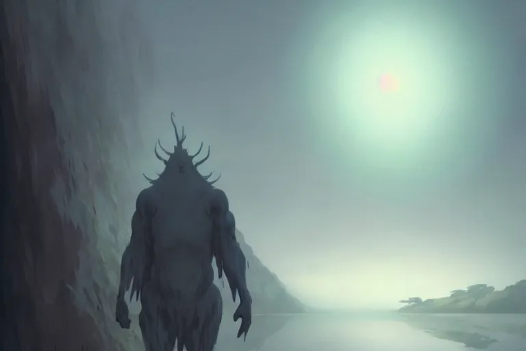 magazine cover showing a large humanoid creature | Stable Diffusion ...