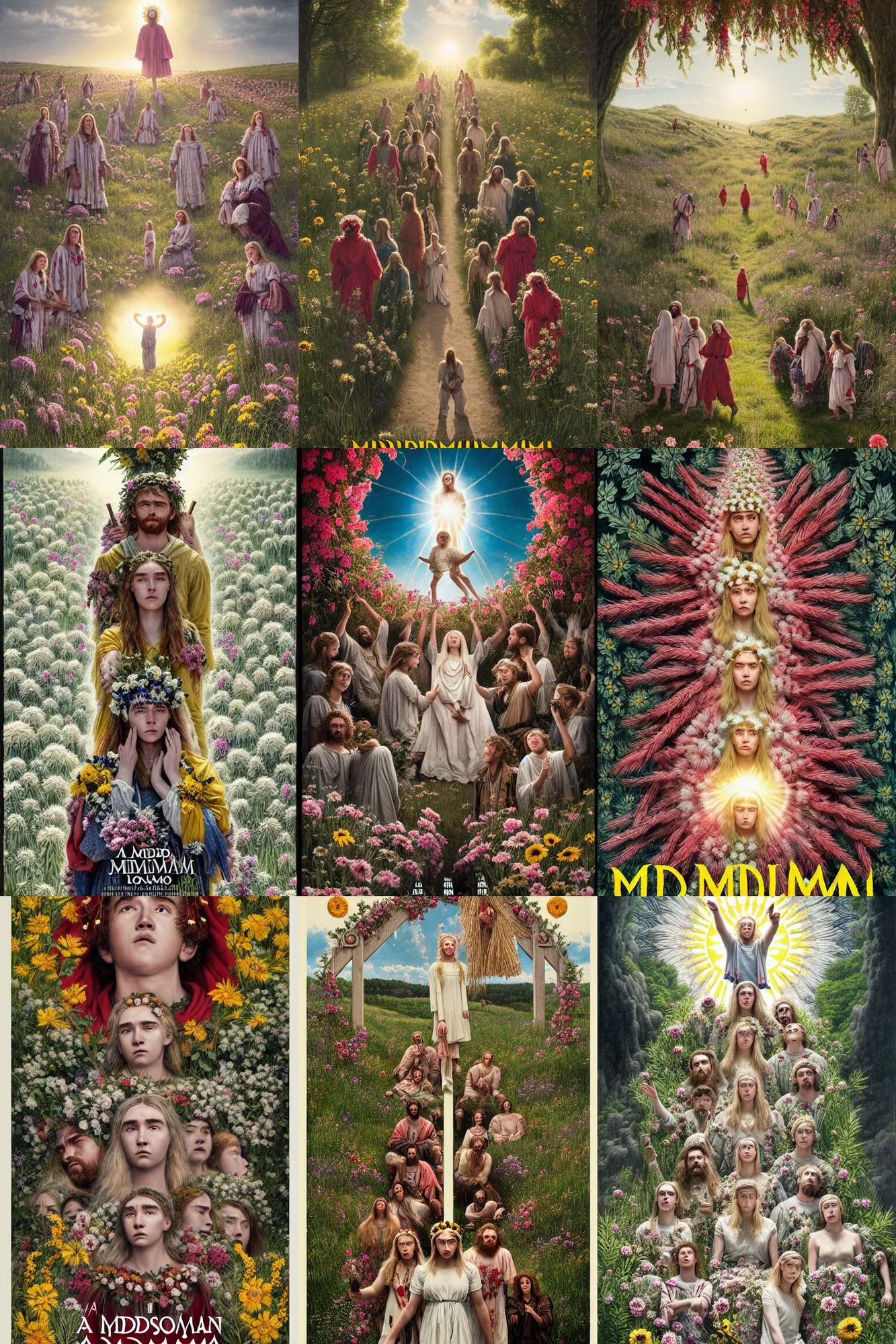 a midsommar movie poster concept art, designed by joe | Stable ...