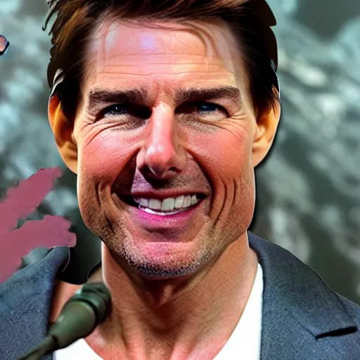Tom Cruise in the Joe Rogan Experience | Stable Diffusion