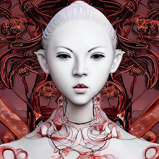 zoomed out shot of a Vass Roland cover art body art | Stable Diffusion ...