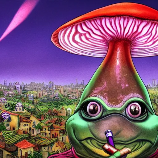 A close up portrait of a dignified psychedelic godlike | Stable ...