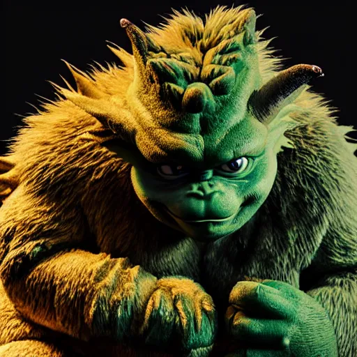 godzilla yoda donkey kong pikachu yeti chicken, highly | Stable ...