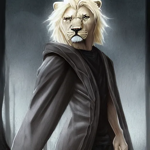 wide shot of ritual, silvery skinned male elf, occult | Stable ...