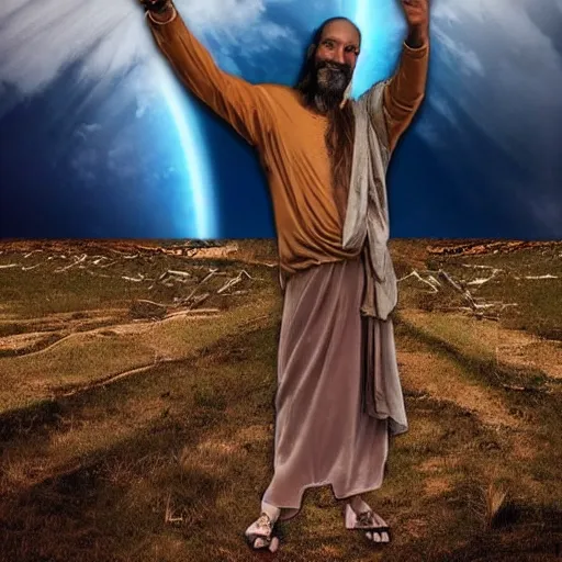 god takes a selfie from the end of the world, | Stable Diffusion | OpenArt