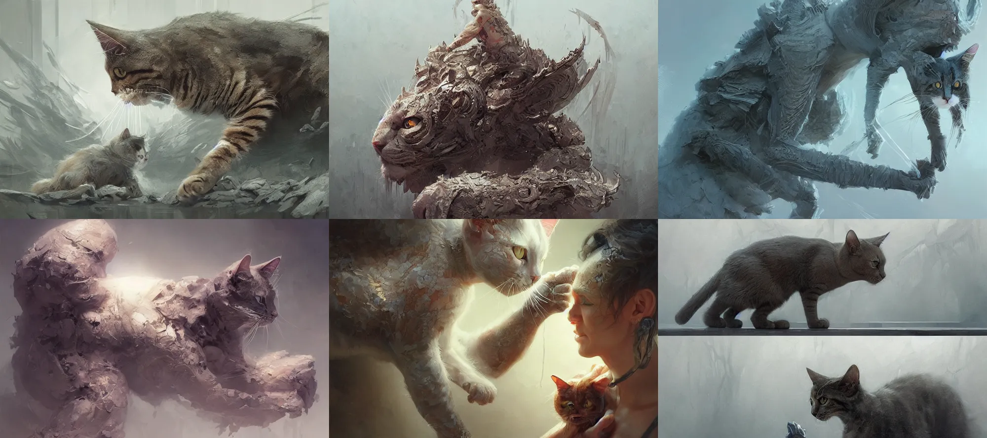 my cat is hungry, intricate, highly detailed, smooth, | Stable ...