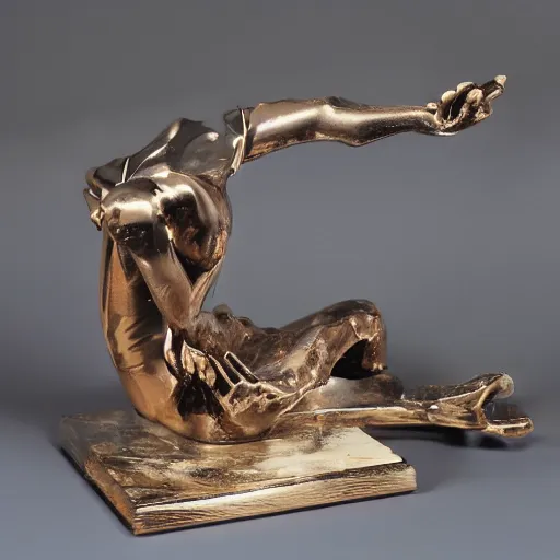 disfigured figure, contorted limbs, abstract sculpture | Stable ...