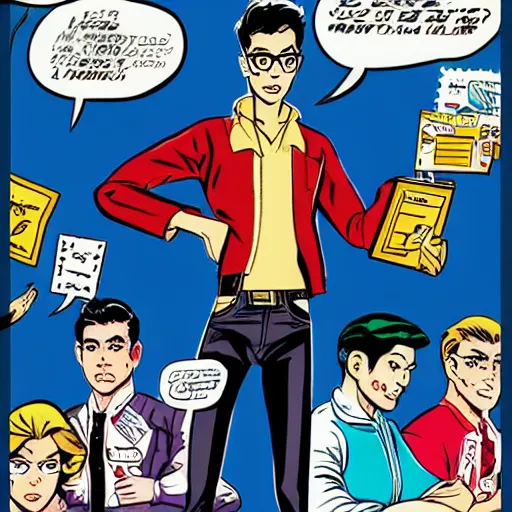 a skinny computer nerd taking over the world, in the | Stable Diffusion ...