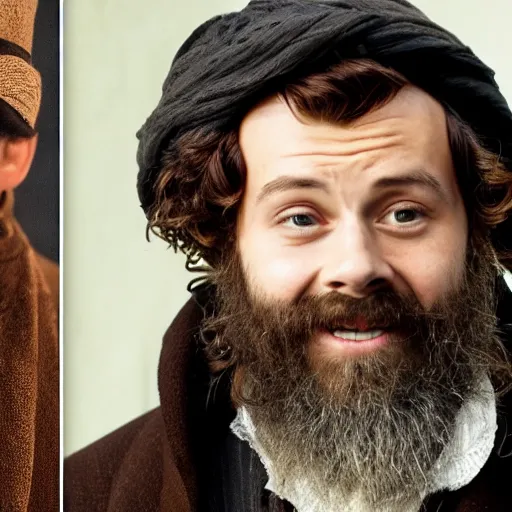 harry styles playing tevye in fiddler on the roof | Stable Diffusion