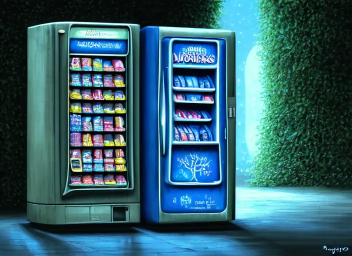 close up of a vending machine in an abandoned shopping | Stable ...