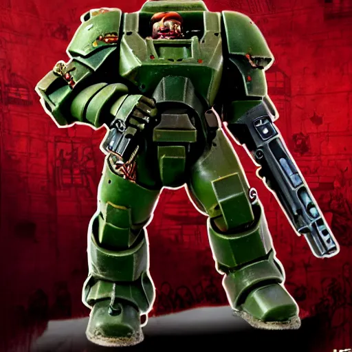 doomguy in warhammer 4 0 k | Stable Diffusion | OpenArt