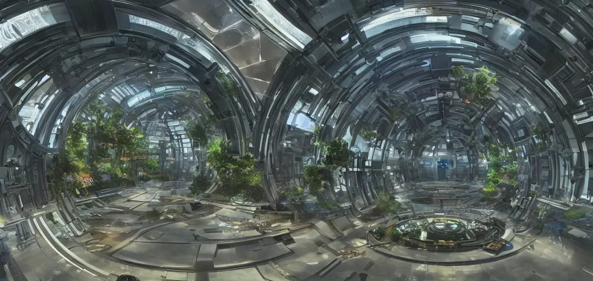 Elysium Space Station Concept Art