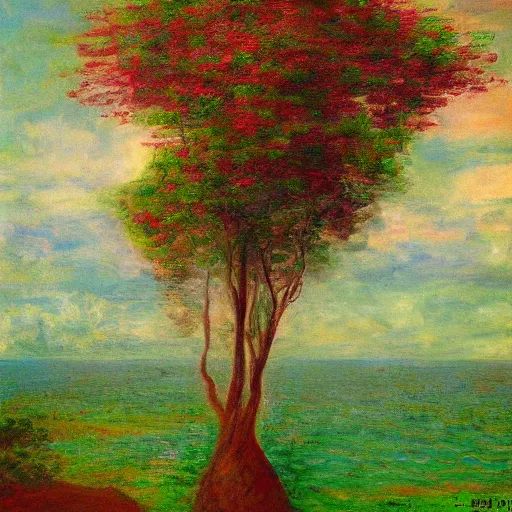 a cacao tree matte painting in style of monet ” | Stable Diffusion ...