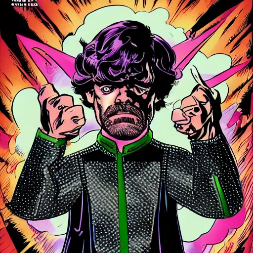 dynamic macro portrait of angry peter dinklage super | Stable Diffusion ...