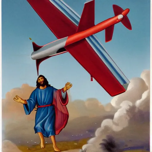 jesus intercepting aircraft alongside the us air force | Stable ...