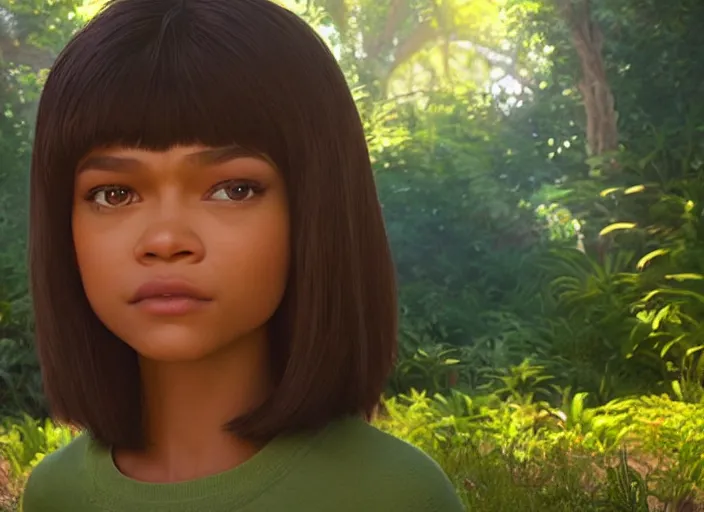 zendaya as dora the explorer. epic cinematic | Stable Diffusion | OpenArt