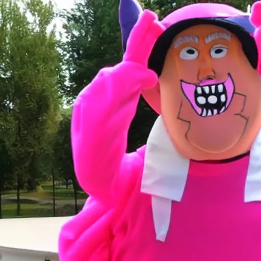 Donald Trump dressed as Pink Guy, Filthy Frank, Youtube | Stable ...