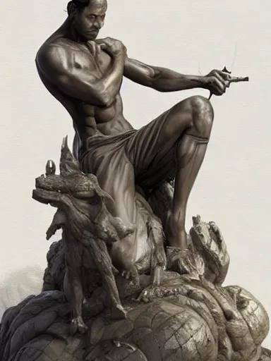 a man, sculptor, sculpting a statue. intricate, | Stable Diffusion ...