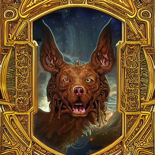 portrait of cerberus made with porcelain by Jeff | Stable Diffusion ...