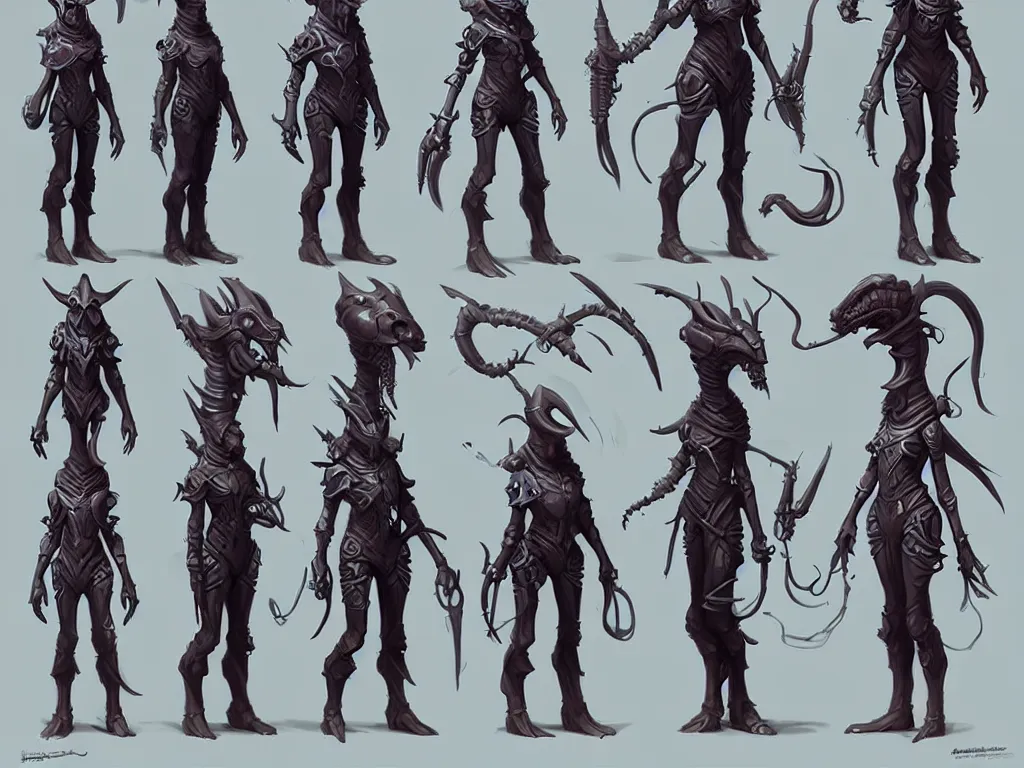 highly detailed character design sheet for a sci - fi | Stable ...