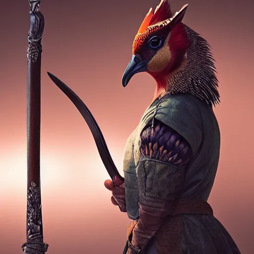 pheasant holding a sword, fairy tale illustrations, | Stable Diffusion | OpenArt