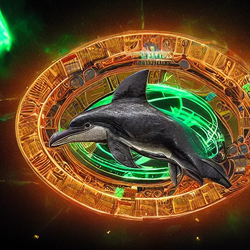 turkey dolphin, extremely detailed, intricate neon | Stable Diffusion ...