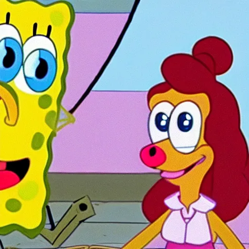 spongebob in lady and the tramp | Stable Diffusion | OpenArt