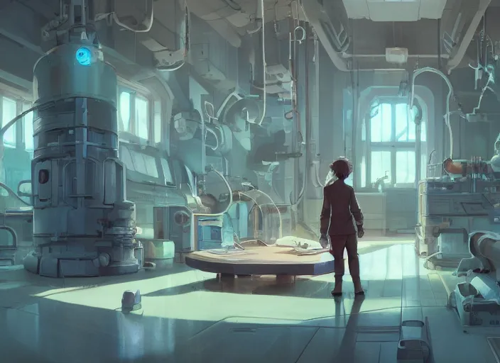 inside a nuclear lab, unreal engine, fantasy art by | Stable Diffusion ...