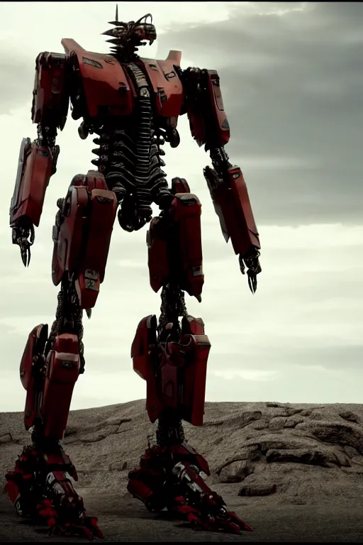 a cinematic still from westworld and pacific rim, full | Stable ...