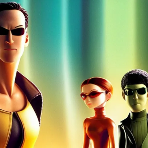 the matrix pixar movie. | Stable Diffusion