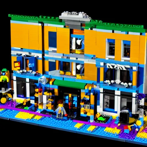 trance festival lego set, dramatic lighting | Stable Diffusion