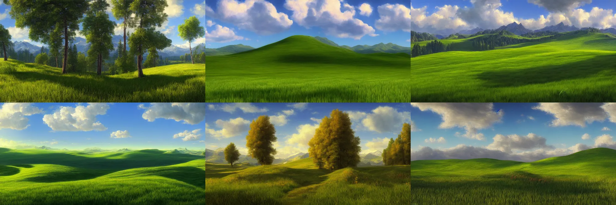 Windows XP wallpaper scenery remastered, Unreal | Stable Diffusion ...