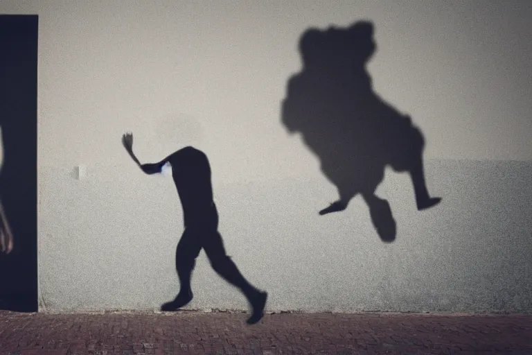 half of a man phasing through a wall | Stable Diffusion