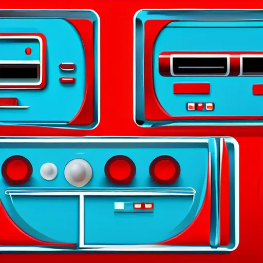cyan and red Y2K vector art, nostalgic, 4K HD, | Stable Diffusion | OpenArt