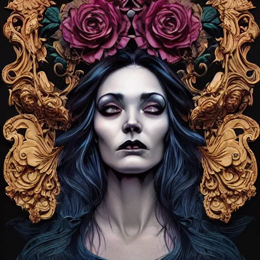 a beautiful detailed front view portrait of a corpse | Stable Diffusion ...