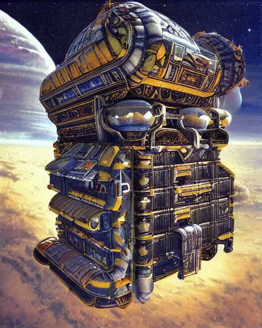 pipe organ space station, hyper realistic, fantasy | Stable Diffusion ...