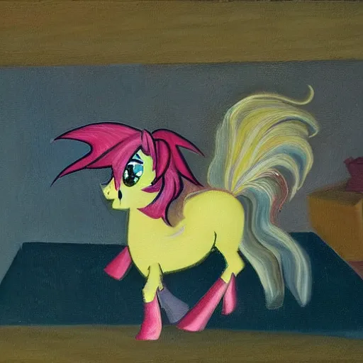 an oil painting of My Little Pony by Francis Bacon | Stable Diffusion ...