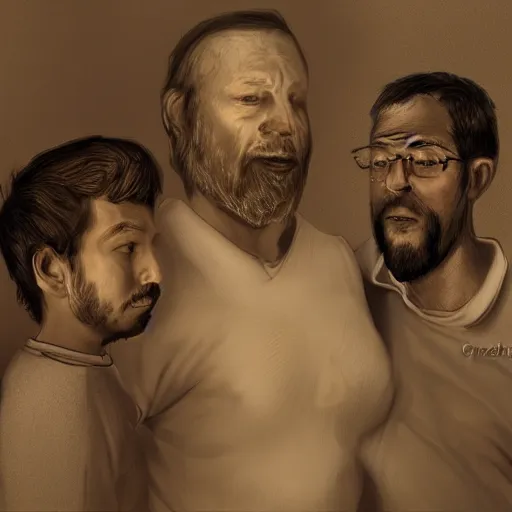 dad, father and child, by greg bukowski, highly | Stable Diffusion ...