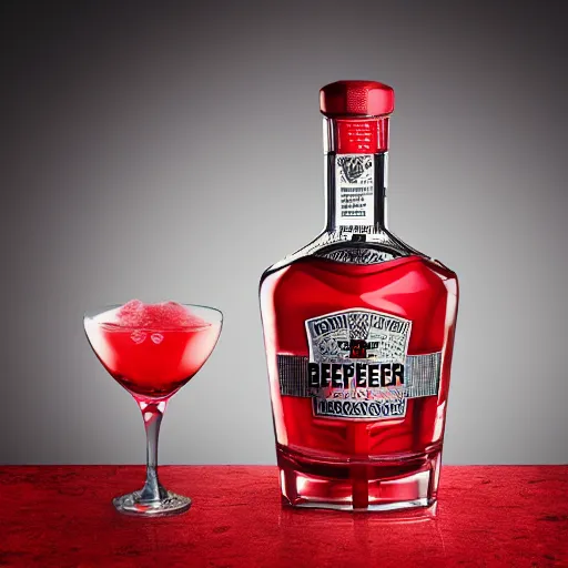 beefeater gin, social media post, bold, red colour, | Stable Diffusion ...