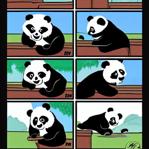 an angry panda comics | Stable Diffusion | OpenArt