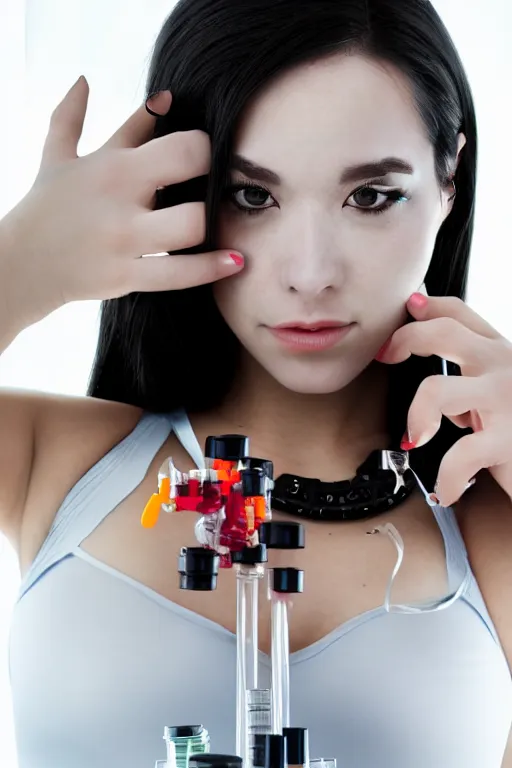 portrait of a woman with biotech parts by Artgerm, | Stable Diffusion | OpenArt