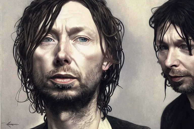 hyper realistic portrait of ( ( ( ( ( thom yorke ) ) ) | Stable ...