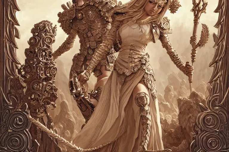 mage in a battle with metal golems, ivory carved | Stable Diffusion ...