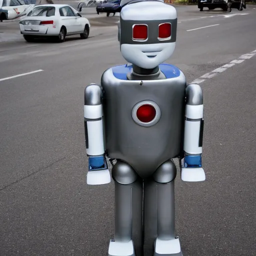 photo of a robot man shaped like a rocket | Stable Diffusion | OpenArt