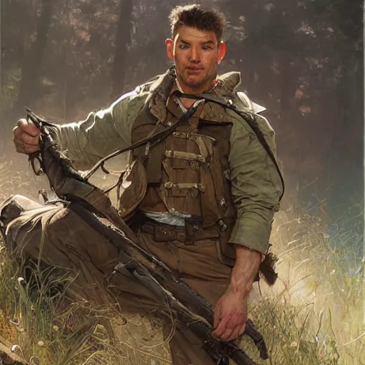 rugged ranger by Stanley Artgerm Lau, greg rutkowski, | Stable ...