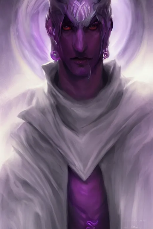 male djinn man demon hybrid, warlock, portrait, | Stable Diffusion ...