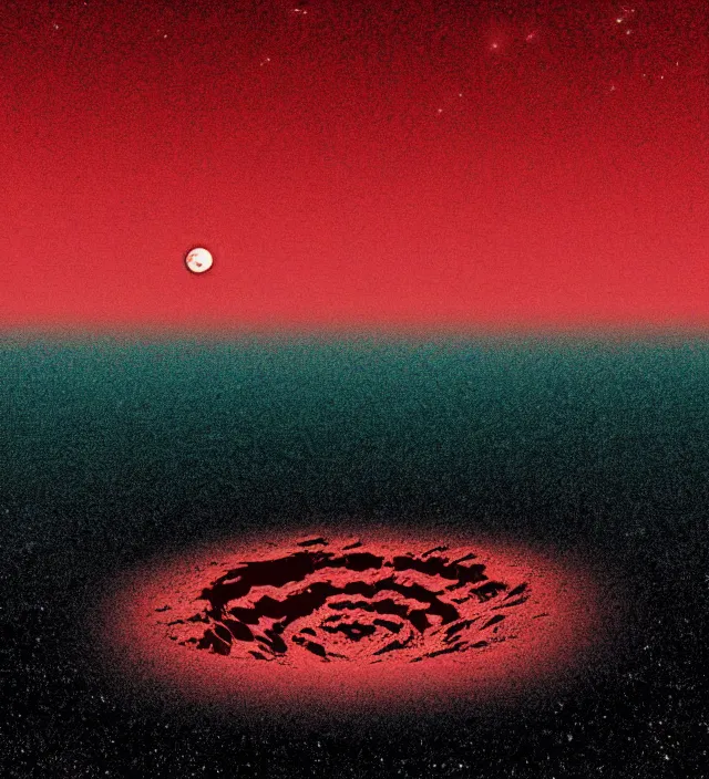 collosal alien entity in a galactic landscape, moon | Stable Diffusion ...