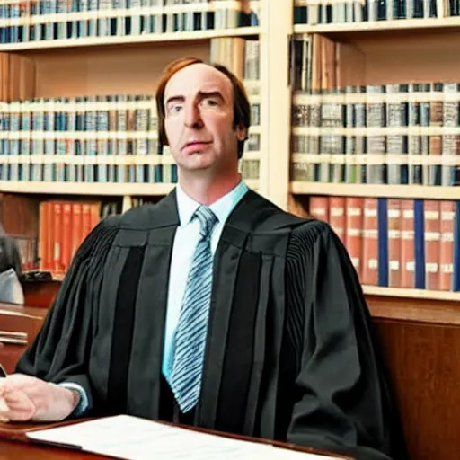 Saul Goodman sit in the back of his office desk | Stable Diffusion ...