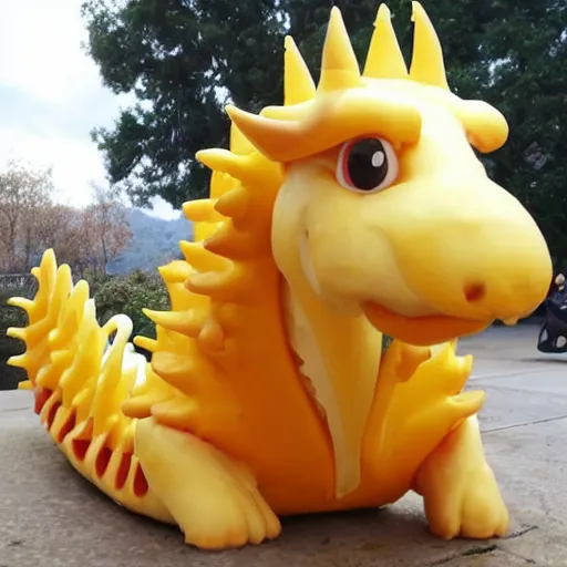 cheese dragon | Stable Diffusion