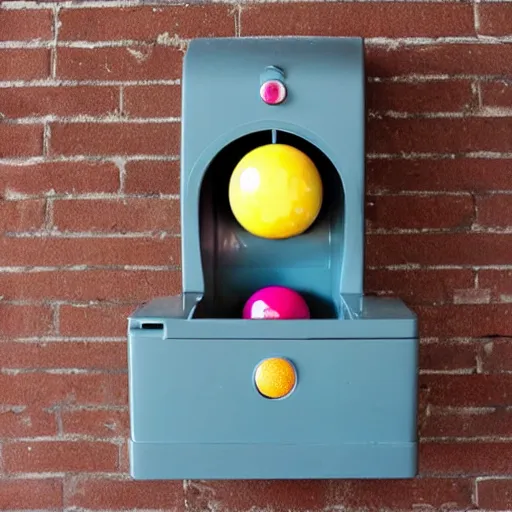 eyeball dispenser shaped like a gumball machine | Stable Diffusion ...